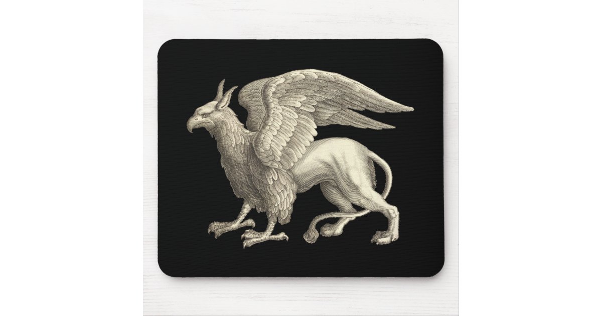 Medieval Renaissance Griffin Mouse Pad | Zazzle