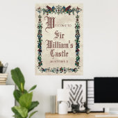 Medieval Renaissance Middle Ages Welcome Sign | Zazzle