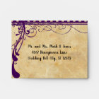 Medieval Renaissance Ultra Violet Purple Wedding Envelope | Zazzle.com