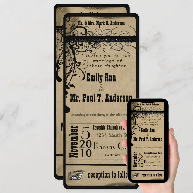 Medieval Renaissance Wedding Invitation | Zazzle