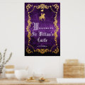 Medieval Renaissance Welcome Sign Poster | Zazzle