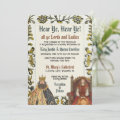 Medieval Royal Renaissance Wedding Invitation Card | Zazzle