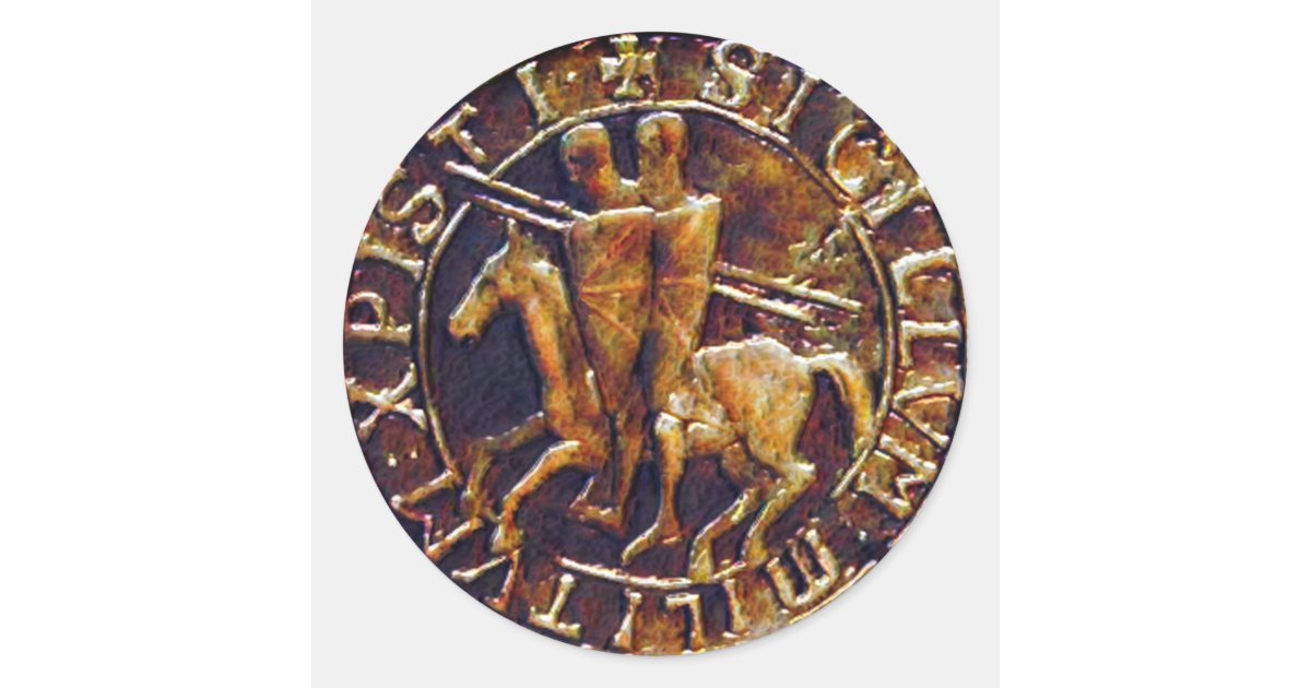 Medieval Seal of the Knights Templar | Zazzle