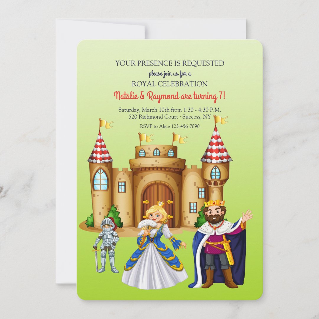 Medieval Times Birthday Party Invitation | Zazzle