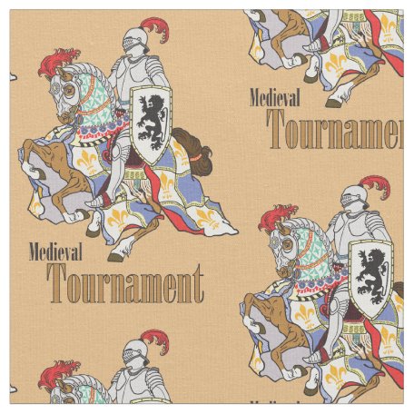 Medieval Tournament Fabric | Zazzle