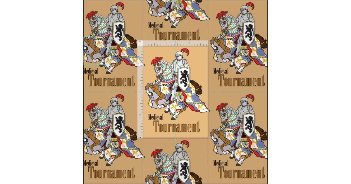 Medieval Tournament Fabric | Zazzle