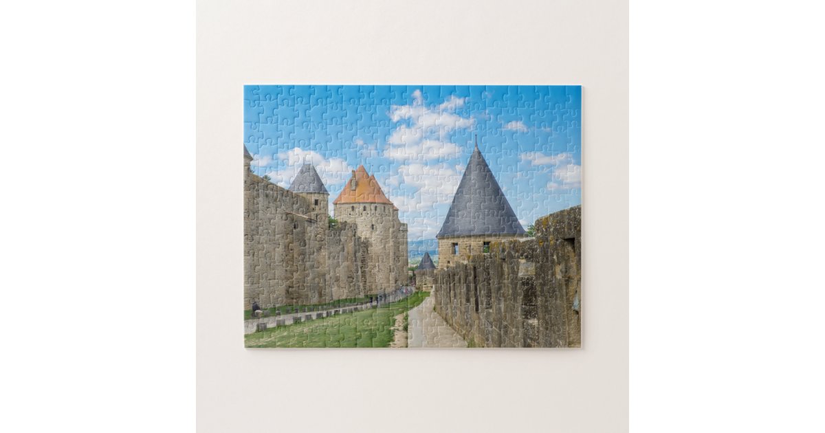 Medieval Walls of Carcassonne Jigsaw Puzzle | Zazzle