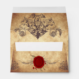 Medieval Wedding Envelope | Zazzle