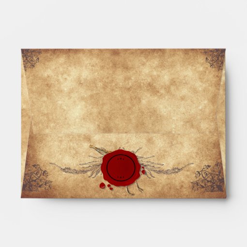 Medieval Wedding Envelope | Zazzle