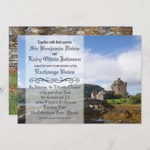 Medieval Wedding Invitation | Zazzle