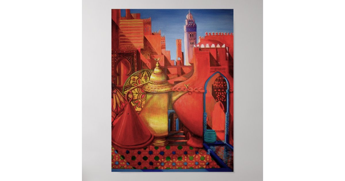 Medina Marrakesh Poster | Zazzle
