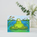 Meditating Frog Art Print Postcard Zazzle