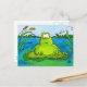 Meditating Frog Art Print Postcard Zazzle