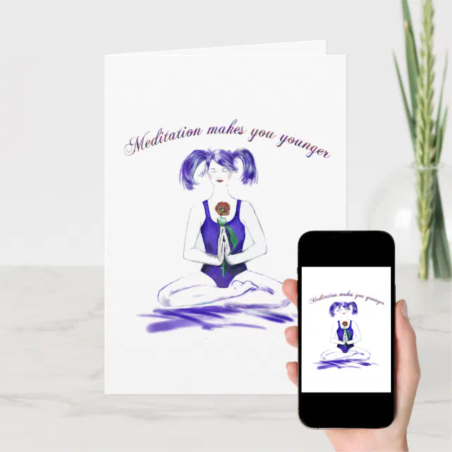Meditation Humor-birthday Card | Zazzle