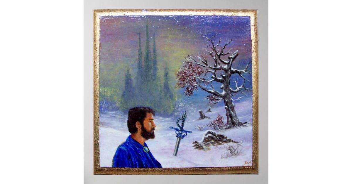 MEDITATION OF A KNIGHT POSTER | Zazzle