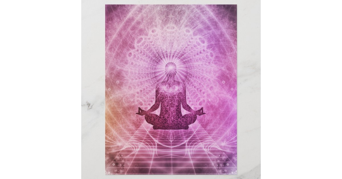 Meditation Yoga Faith Flyer | Zazzle