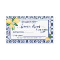 How Many Lemon Drops Bridal Shower Game card | Zazzle