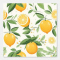 Mediterranean Lemon Citrus Wallpaper | Zazzle