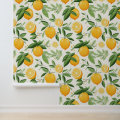 Mediterranean Lemon Citrus Wallpaper | Zazzle