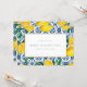 Mediterranean Lemon Tiles Bachelor Party Card | Zazzle