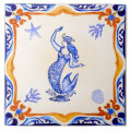 Mediterranean Mermaid Ceramic Tile | Zazzle