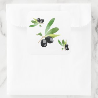 Mediterranean Olives Sticker | Zazzle