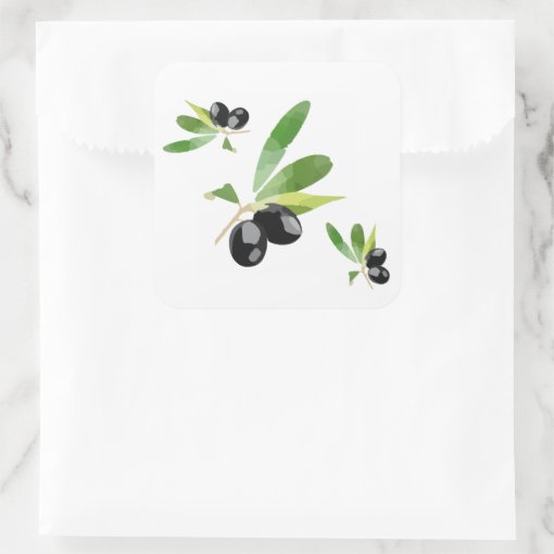 Mediterranean Olives Sticker | Zazzle