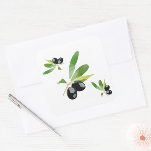 Mediterranean Olives Sticker | Zazzle