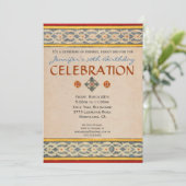 Mediterranean Party Invitation - Hand Painted Tile | Zazzle