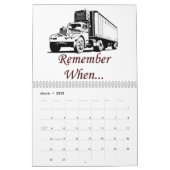 Medium Big Rig Calendar 2021 | Zazzle