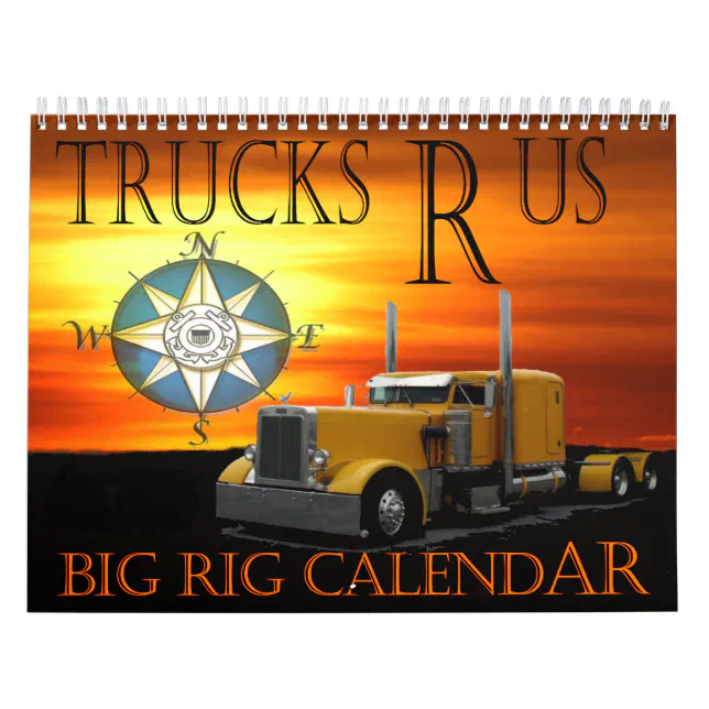 Medium Big Rig Calendar 2021 | Zazzle