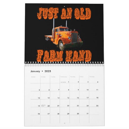 Medium Big Rig Calendar 2021 | Zazzle