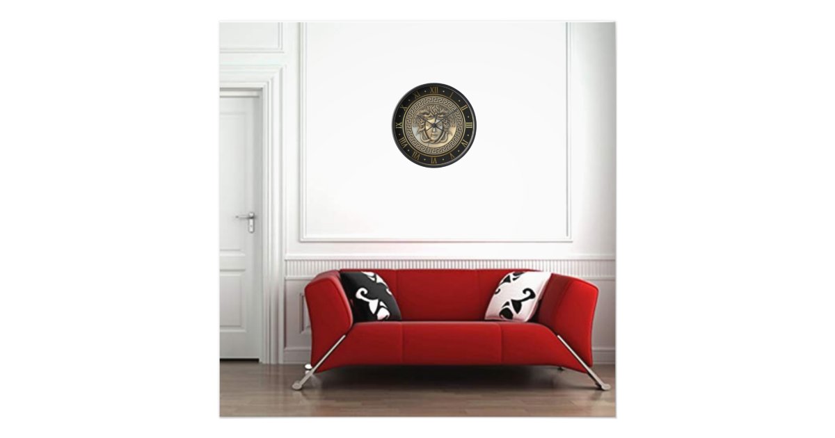 medusa clock poster | Zazzle