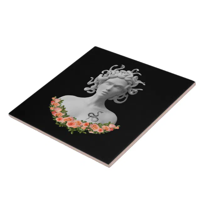 Medusa Gorgon Greek Mythology Ceramic Tile | Zazzle