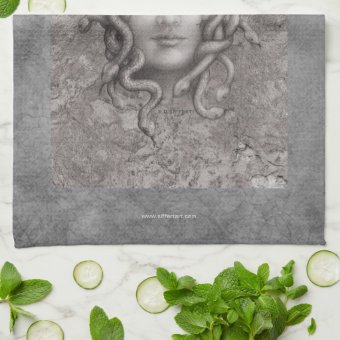 Medusa Kitchen Towel | Zazzle