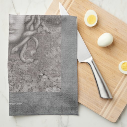 Medusa Kitchen Towel | Zazzle
