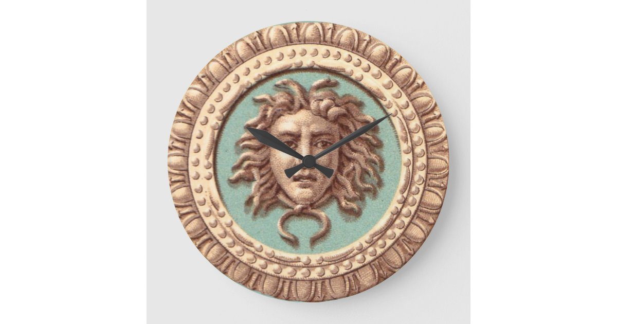 Medusa Large Clock | Zazzle