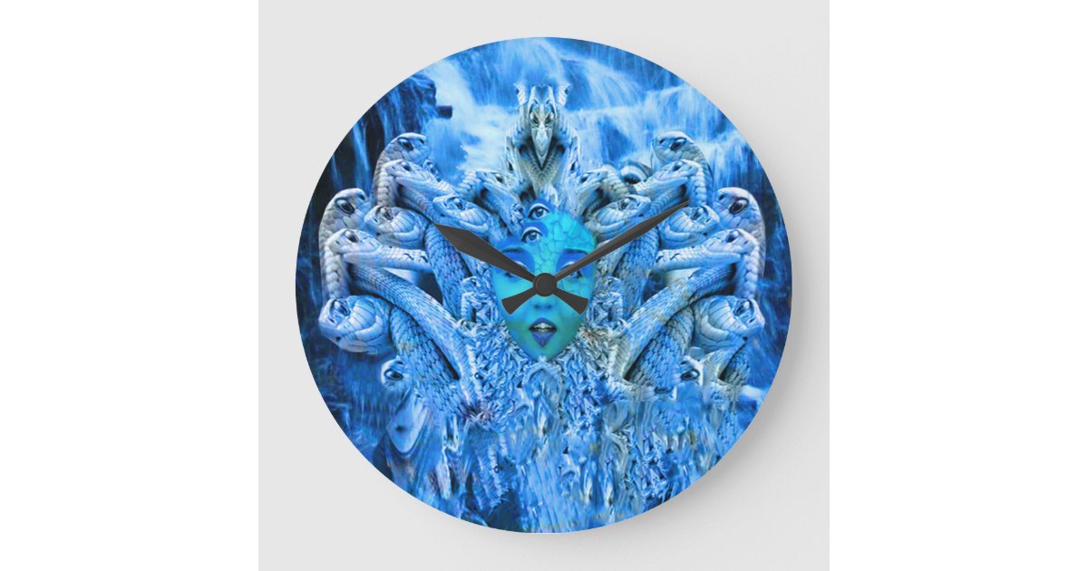 Medusa Metamorphosis Large Clock | Zazzle