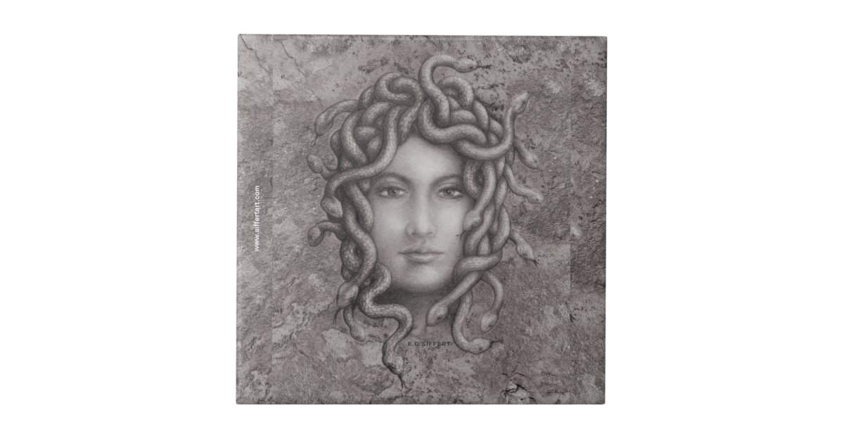 Medusa Tile | Zazzle