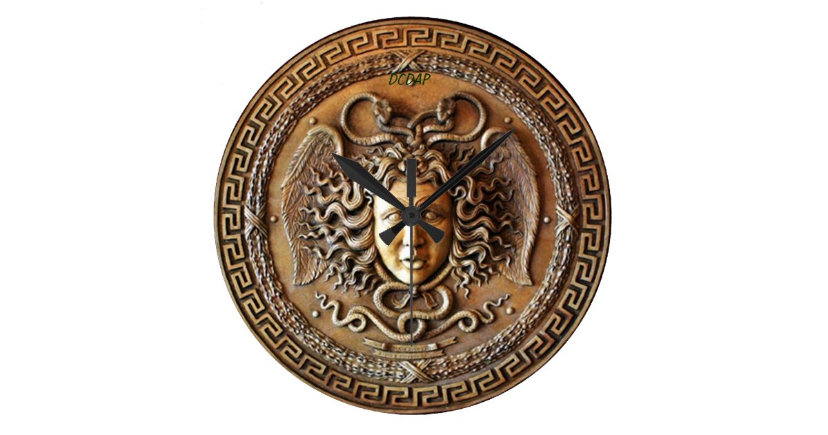 Medusa Wall Clock | Zazzle.com