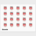 Meehan Coat of Arms (Family Crest) Classic Round Sticker | Zazzle