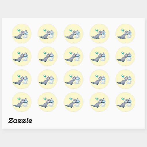 Meeko & Friends Classic Round Sticker | Zazzle