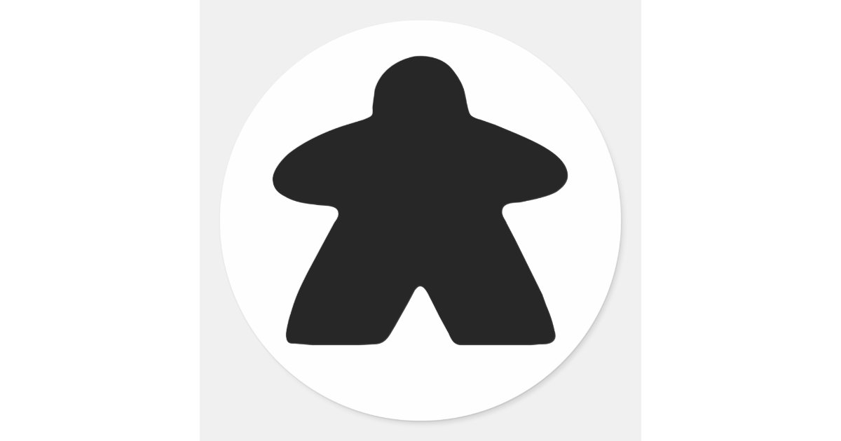Meeple Sticker | Zazzle