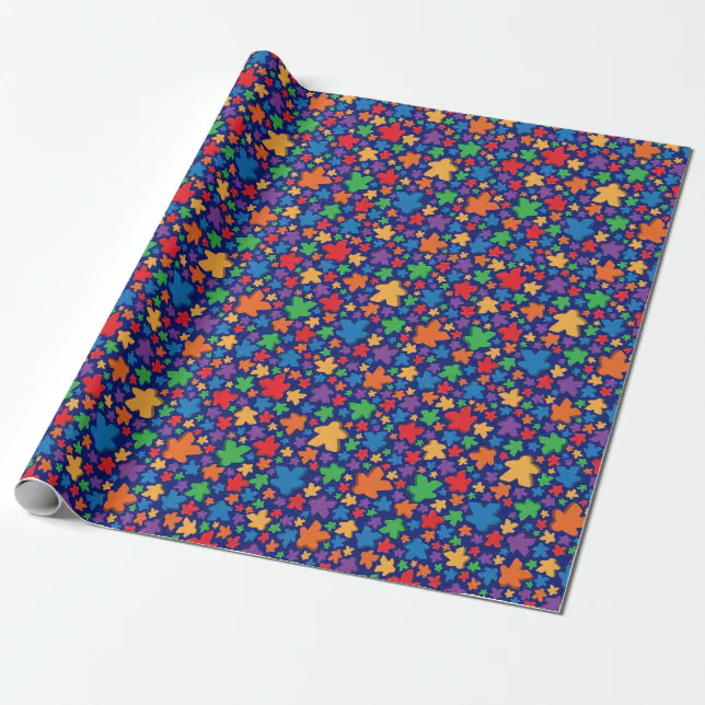 Meeple Wrapping Papper Wrapping Paper | Zazzle