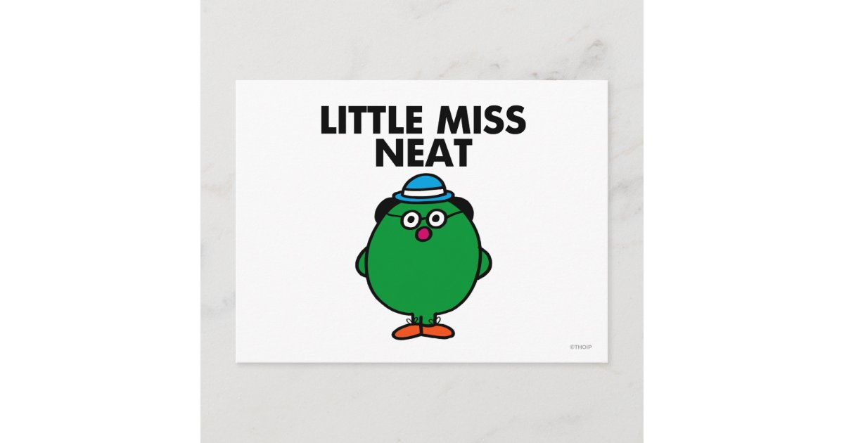 Meet Little Miss Neat Postcard | Zazzle