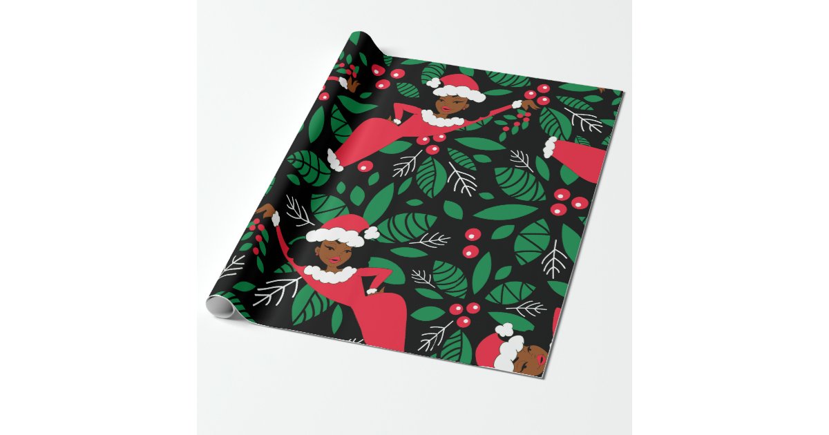 Meet Me Under the Mistletoe Wrapping Paper | Zazzle