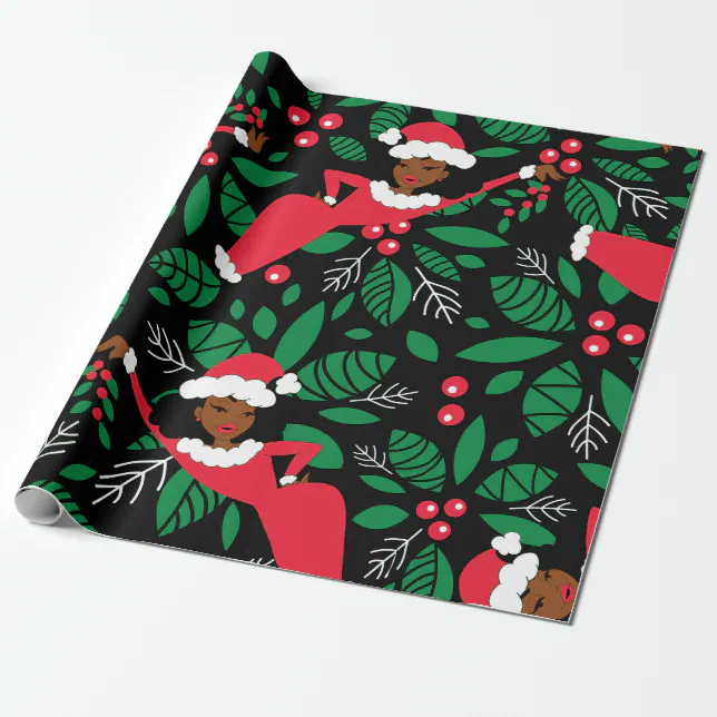 Meet Me Under the Mistletoe Wrapping Paper | Zazzle