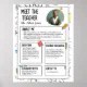 Meet The Teacher Modern Back to School Flyer Poster | Zazzle