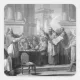 Meeting of St. Augustine and the Donatists Square Sticker | Zazzle