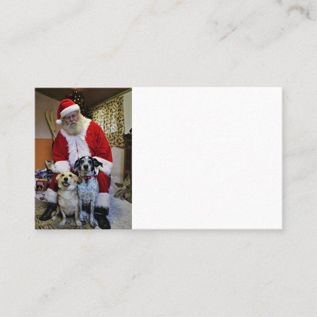 Meeting Santa Business Card | Zazzle